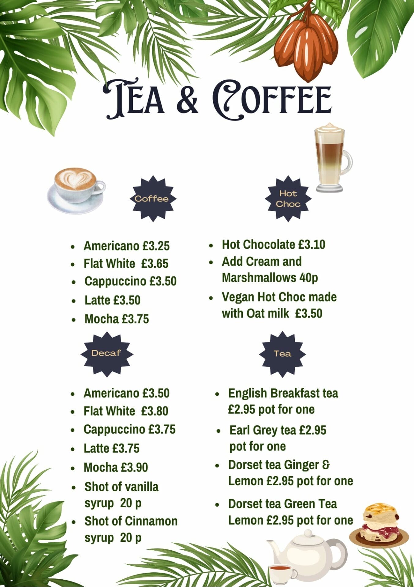 Menu - Ye Olde Two Brewers